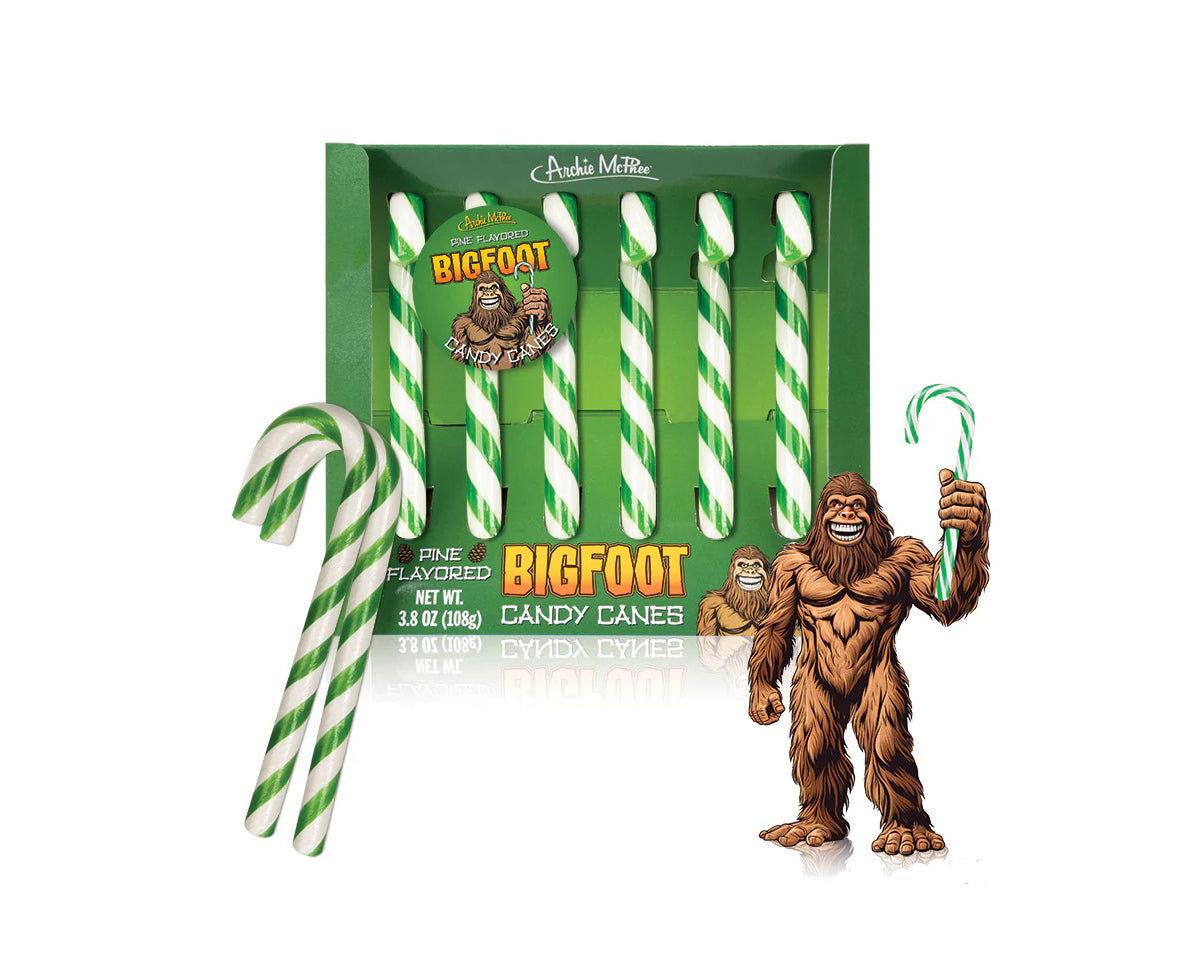 Bigfoot Pine Flavored Candy Canes 6 Count Box - 1 Unit – Candy Favorites