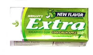 extra gum green