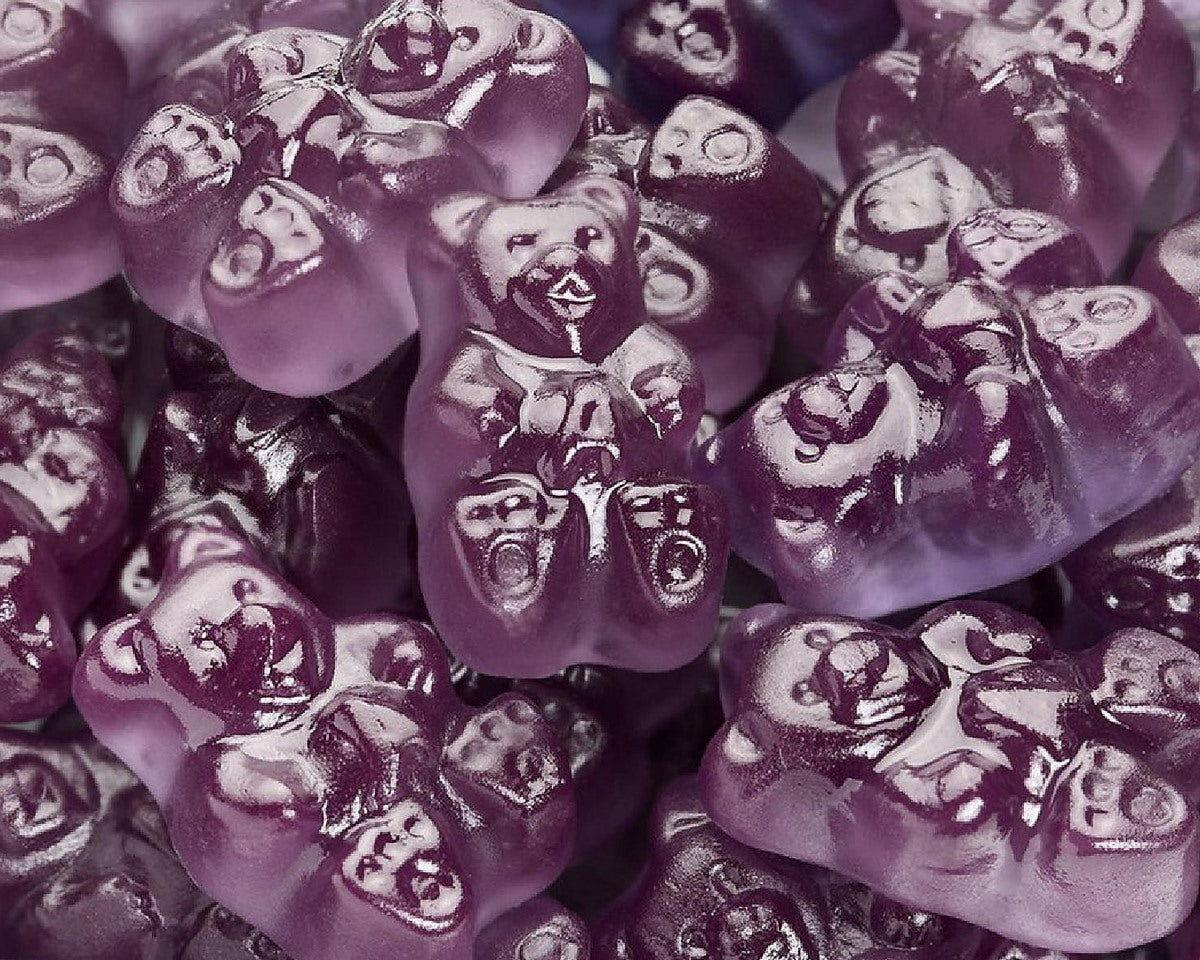 Concord Grape Purple Gummi Bears 5 lb. Candy Favorites