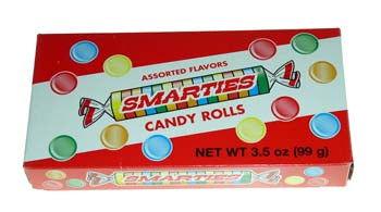smarties box sizes