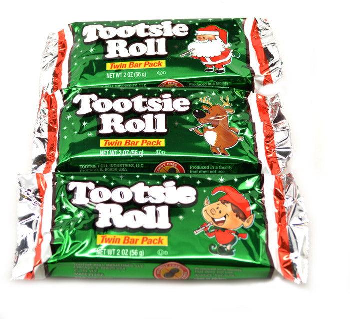 Tootsie Roll Christmas Twin Bar - 24 / Box – Candy Favorites