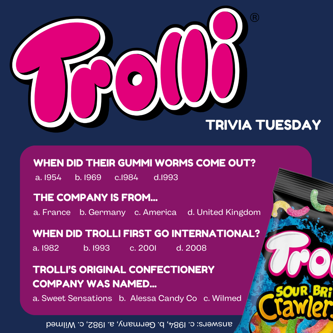 Test your Trolli Trivial Knowledge on Trivia Tuesday! – Candy Favorites