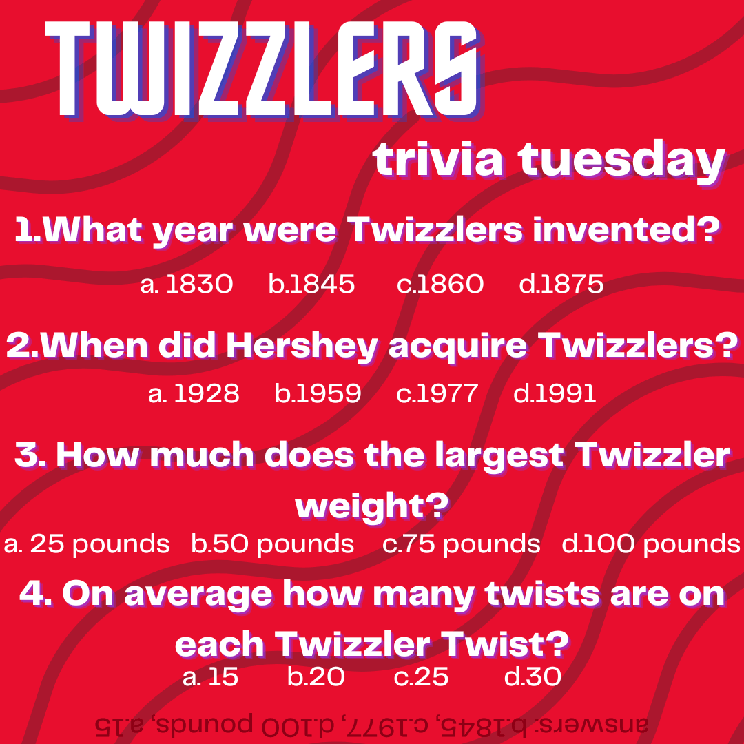 Twizzler Trivia Tuesday! Test what you know about America's Favorite L ...