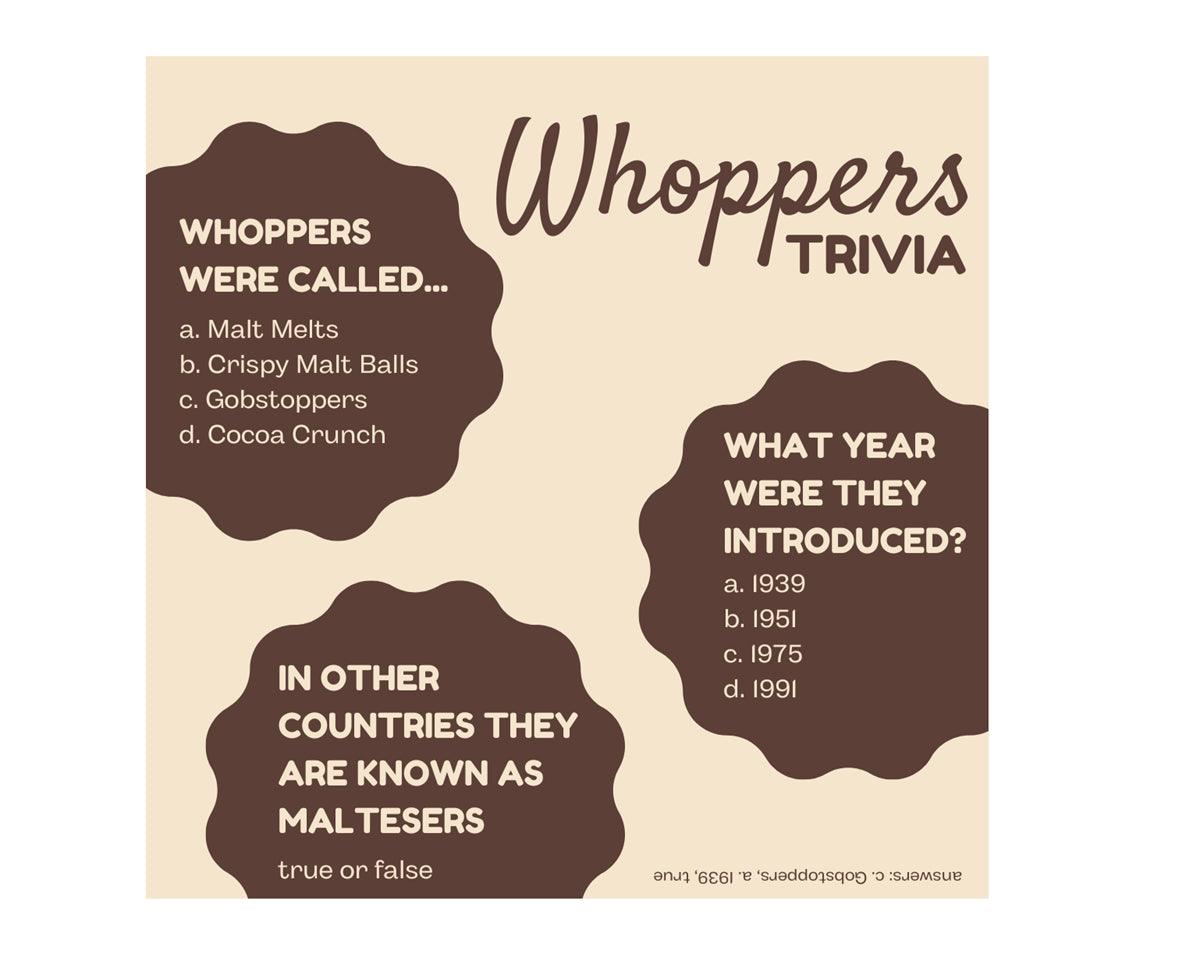 A Whopper of a Trivia Tuesday! – Candy Favorites