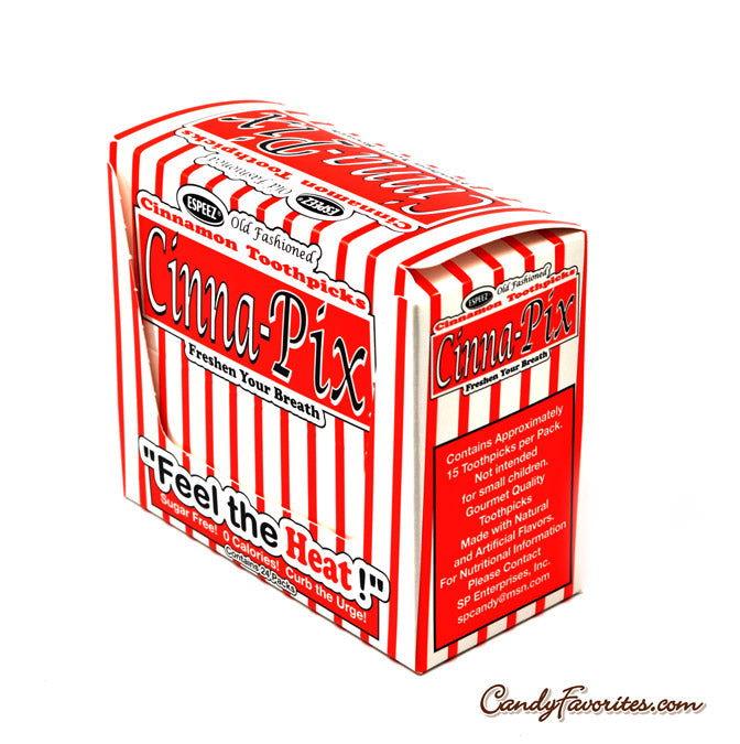 Cinnamon and Mint Flavored Toothpicks | Hotlix & Cinn -Pix – Candy ...