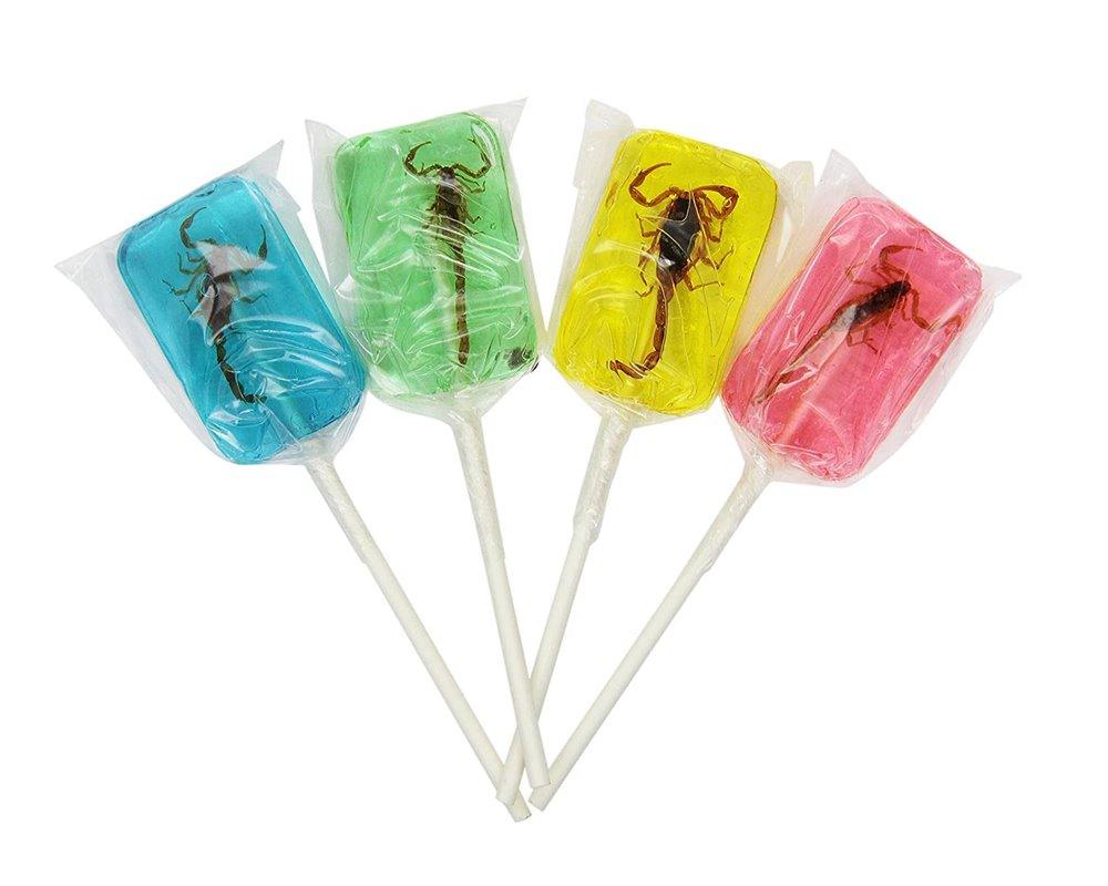 Insect Lollipops | Crickets | Scorpions |Worms – Candy Favorites