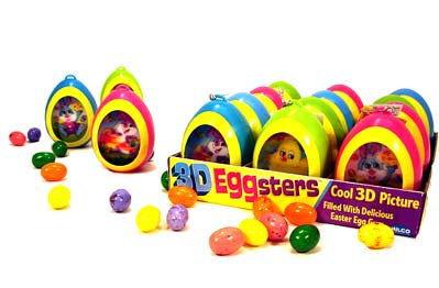 Hilco 3D Eggsters - Filled with Easter Egg Gum - 12 / Box – Candy Favorites