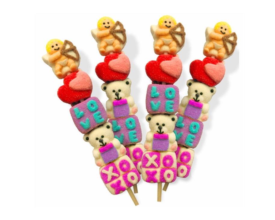 Alberts Valentine Mallow Kabob Display Box - 12 / box – Candy Favorites
