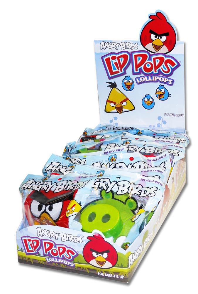Angry Bird Lip Pops - 12 / Box – Candy Favorites