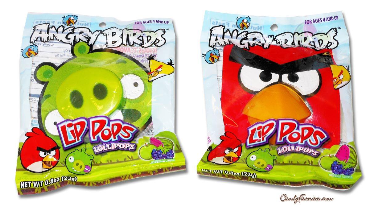 Angry Bird Lip Pops - 12 / Box – Candy Favorites