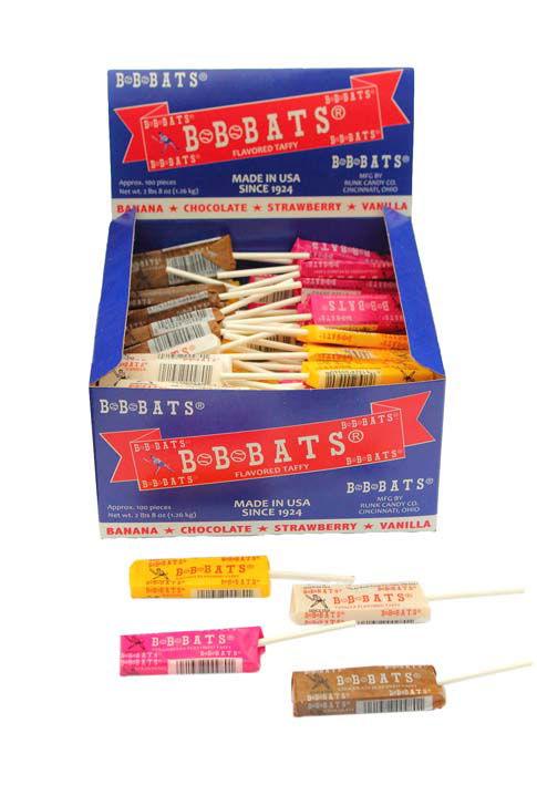 Assorted BB Bats Taffy Changemaker Jar - 100 / Jar – Candy Favorites