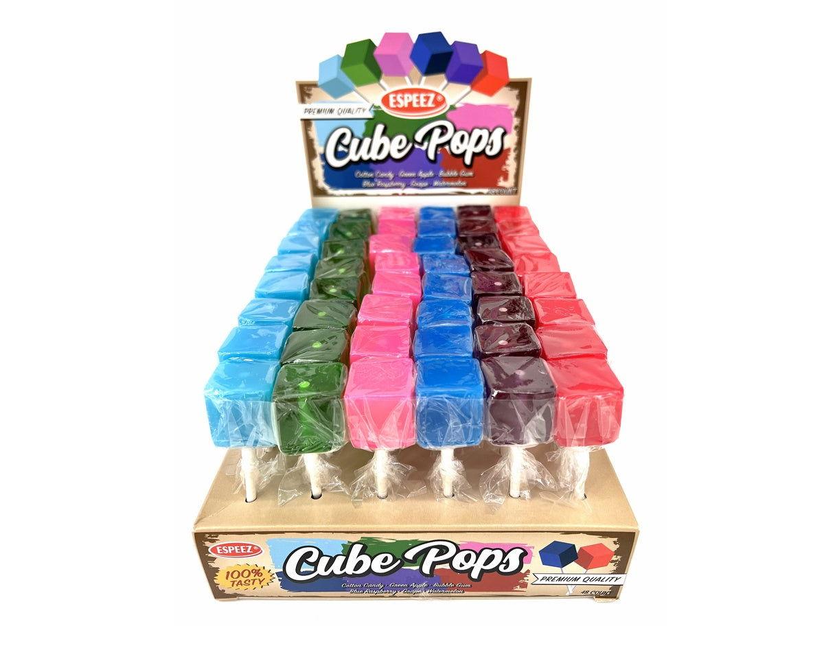 Assorted Cube Pop .71 oz. Lollipops - 48 / Box – Candy Favorites