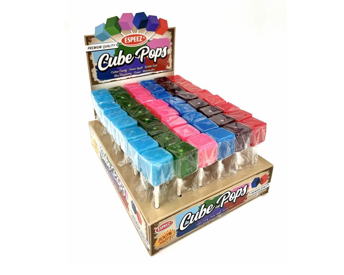 Assorted Cube Pop .71 oz. Lollipops - 48 / Box – Candy Favorites