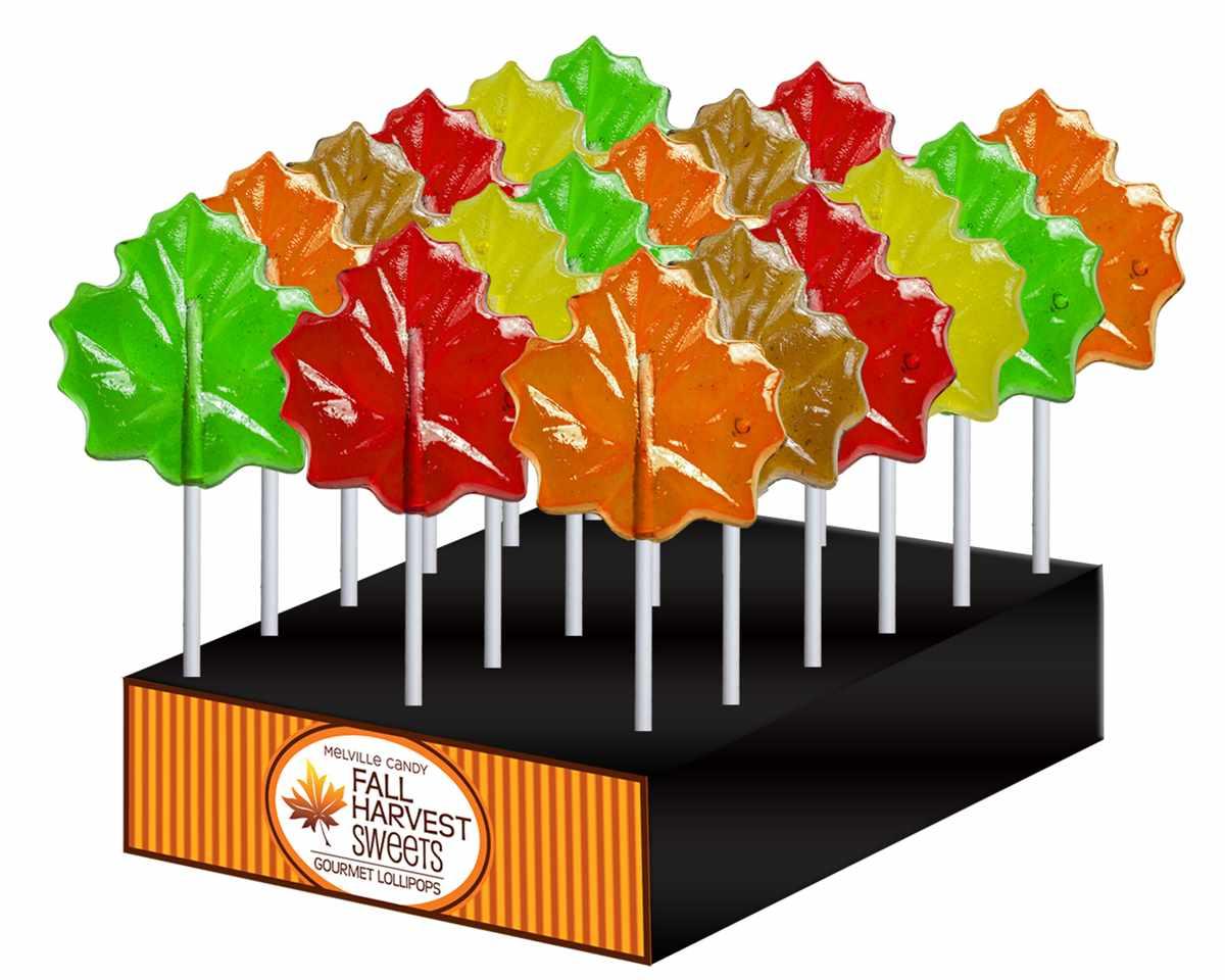 Autumn Leaves Lollipops - 24 / Box – Candy Favorites
