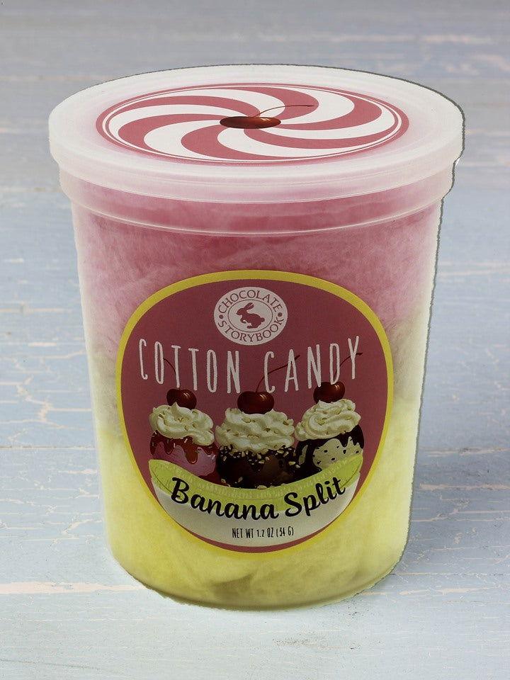 Banana Split Cotton Candy - 1 Unit – Candy Favorites