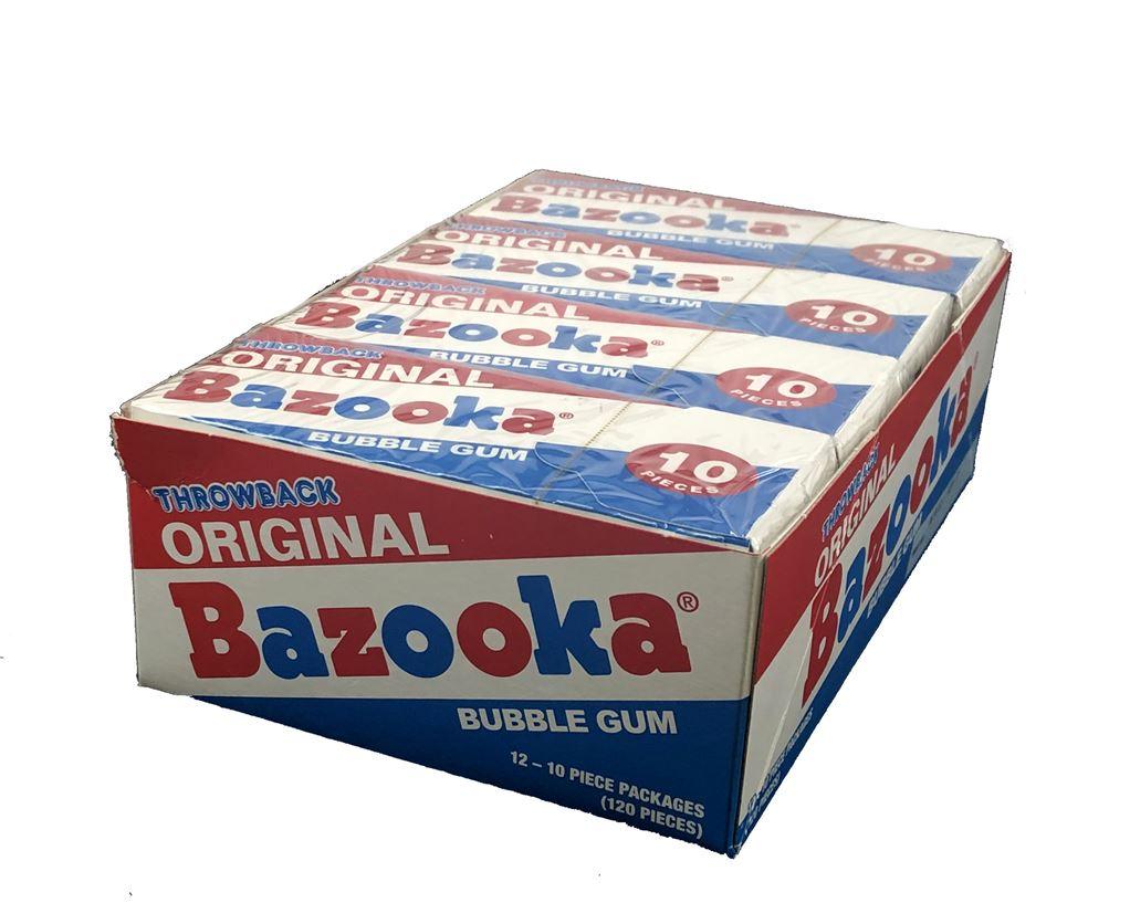 Throwback Original Bazooka Bubble Gum 2.11 oz. Wallet Pack - 12 / Box ...