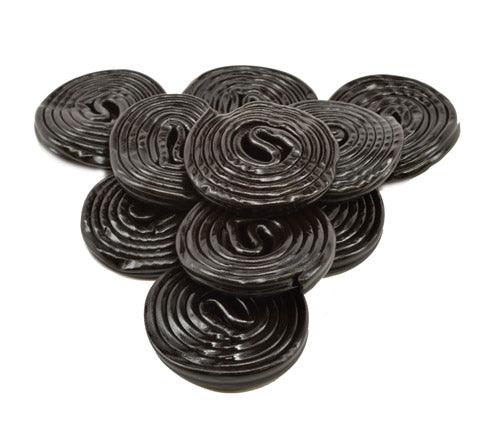Black Licorice Wheels | Licorice Records - 4.4 lb. – Candy Favorites