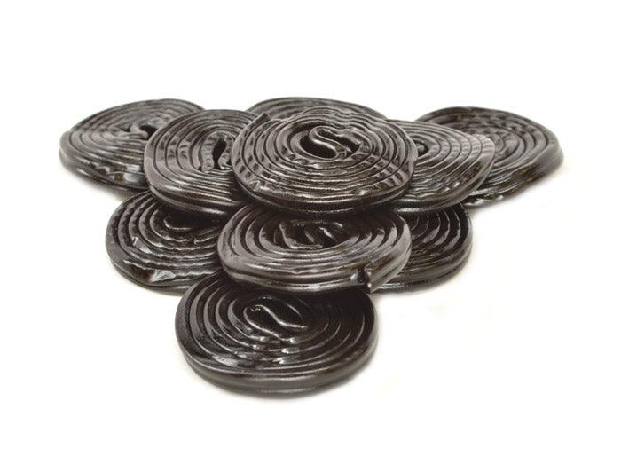 Black Licorice Wheels | Licorice Records - 4.4 lb. – Candy Favorites