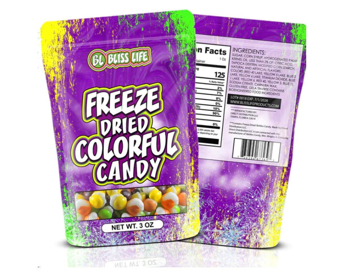 Bliss Life Freeze Dried Colorful Candy 3oz Bags - 5/ Box – Candy Favorites