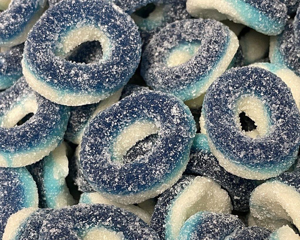 Blue Raspberry Gummi Rings - 5 lb. – Candy Favorites
