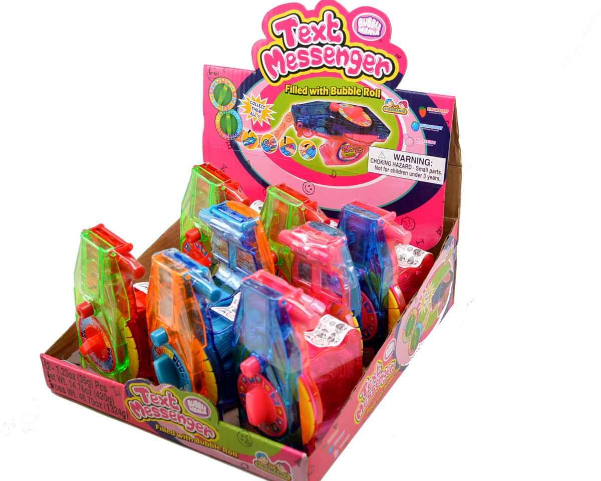 Kidsmania Bubble Mania Text Messenger - 12 / Box – Candy Favorites