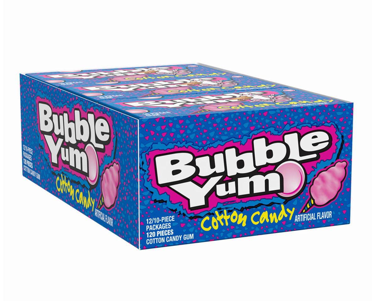 Bubble Yum Cotton Candy Big Pack | 10 Packs - 12 / Box – Candy Favorites