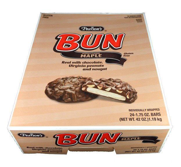 Pearson's Maple Bun Bar - 24 / Box – Candy Favorites