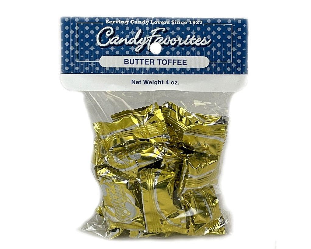 Butter n' Cream Butter Toffee 4 oz. Bag Candy - 8 / Box – Candy Favorites