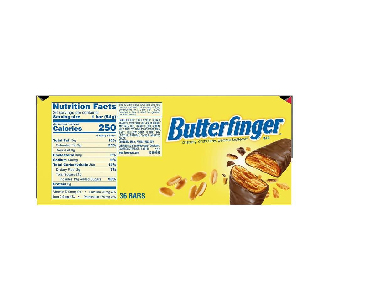 Butterfinger Label New & Improved Butterfinger Review Snack Gator