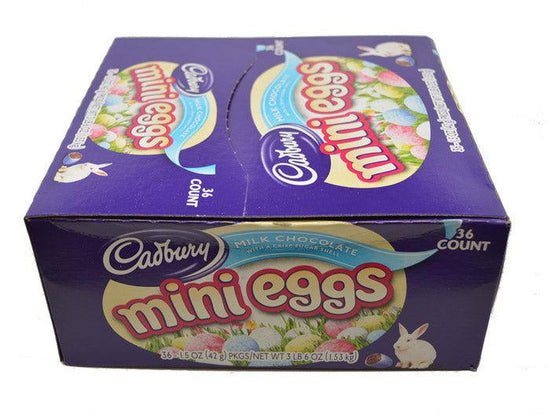 Cadbury Milk Chocolate with a Crisp Sugar Shell Mini Eggs - 36 / Box ...