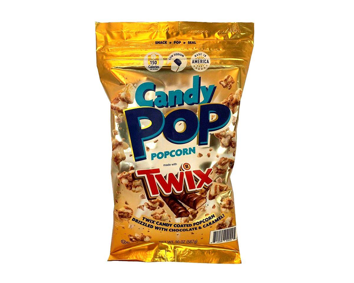 Candy Pop Twix Popcorn 20 oz. Bags | Twix Candy Coated Popcorn Drizzled ...