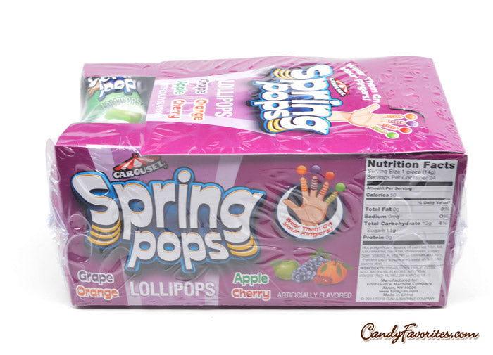 Carousel Spring Pops Lollipops - 24 / Box – Candy Favorites