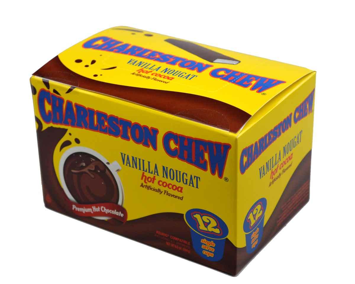Charleston Chews Vanilla Nougat Hot Chocolate Single Serve Pods - 12 ...
