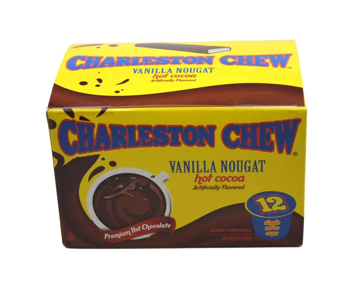 Charleston Chews Vanilla Nougat Hot Chocolate Single Serve Pods - 12 ...