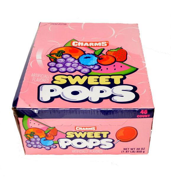 Charms Sweet Pops - 48 / Box – Candy Favorites