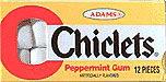 Chiclets Peppermint Gum - 20 / Box – Candy Favorites