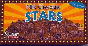 Chocolate Stars - Concession Box – Candy Favorites