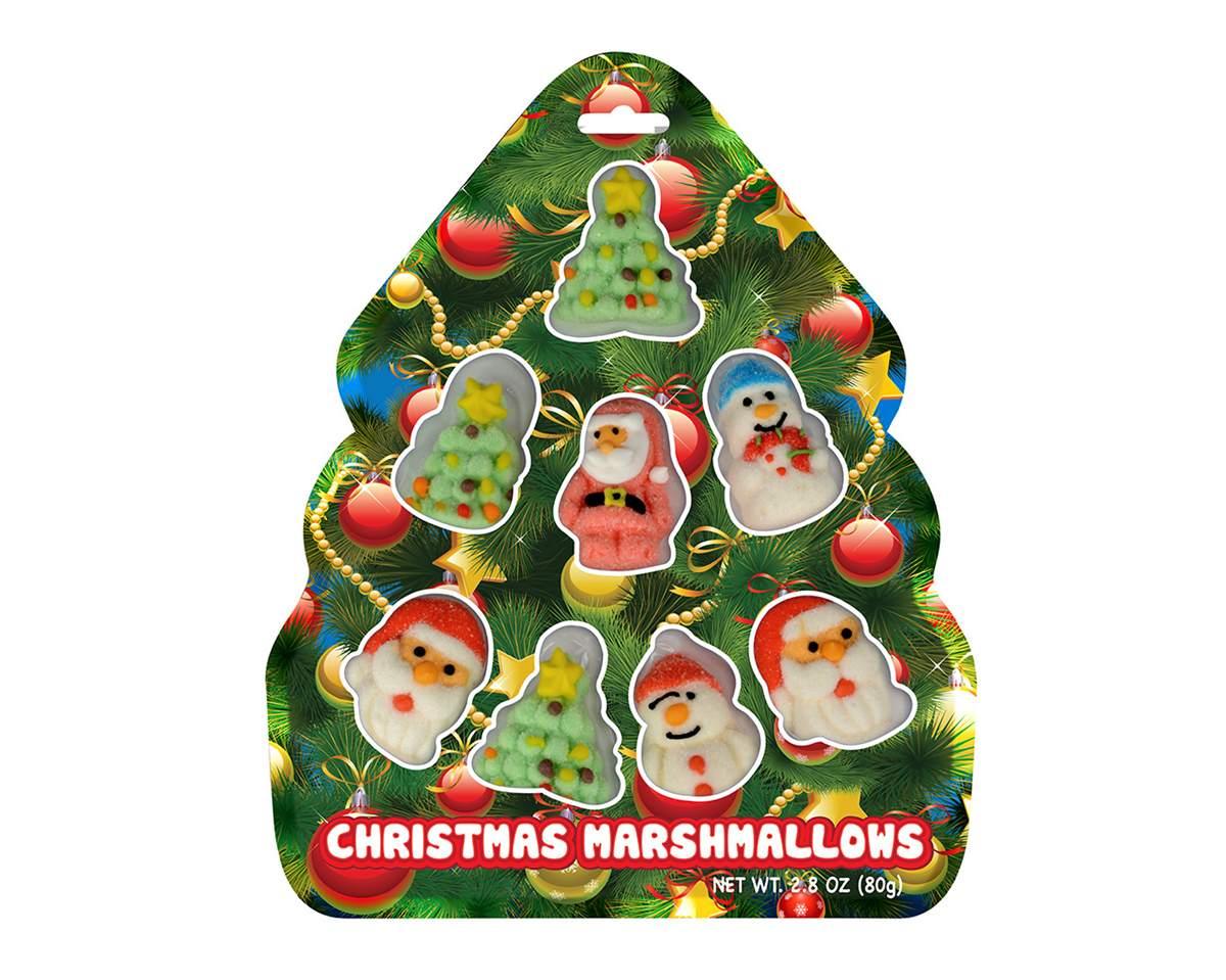 Santa Christmas Marshmallows | Primary Colors - 6 / Box – Candy Favorites