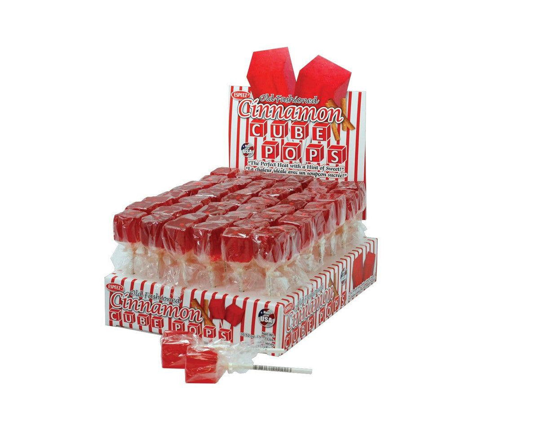 Espeez Old Fashioned Cinnamon Cube .74 oz. Pops - 48 / Box – Candy ...