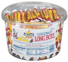 Coconut Long Boys - 130 / Box – Candy Favorites