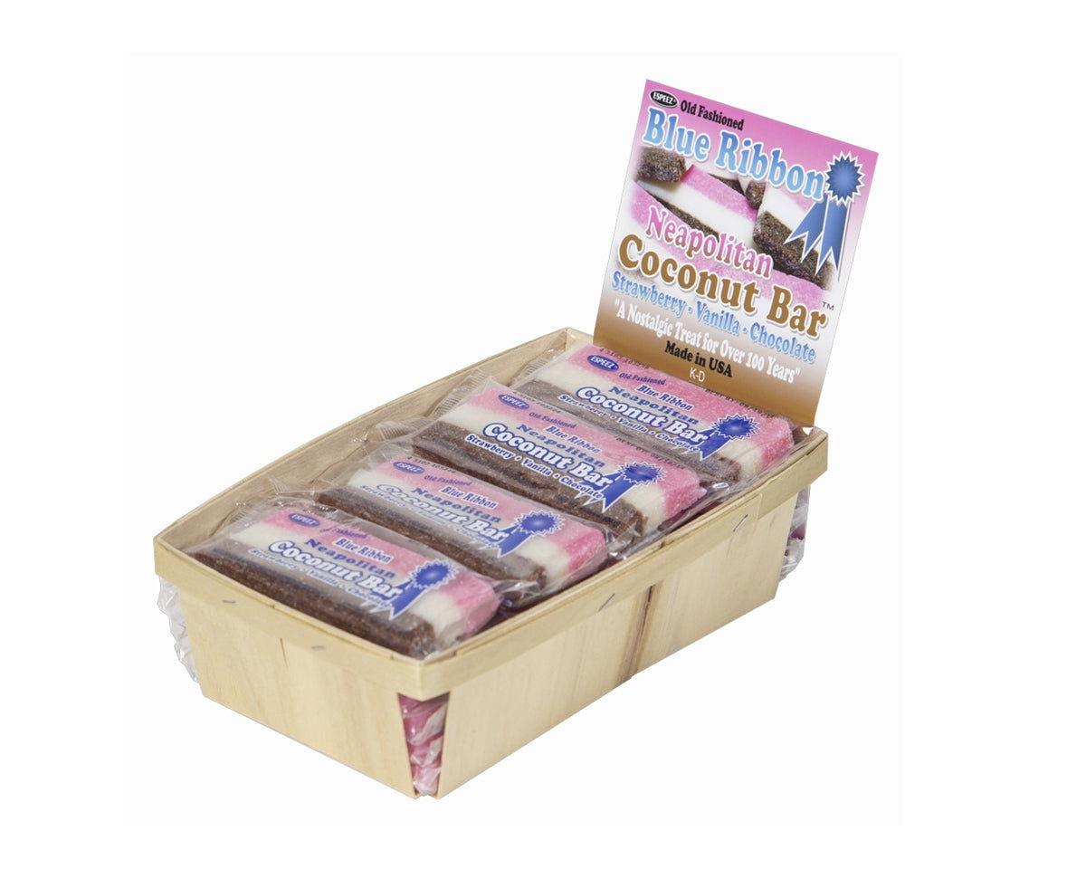 Blue Ribbon Coconut Slice Candy Bar - 24 / Bar – Candy Favorites