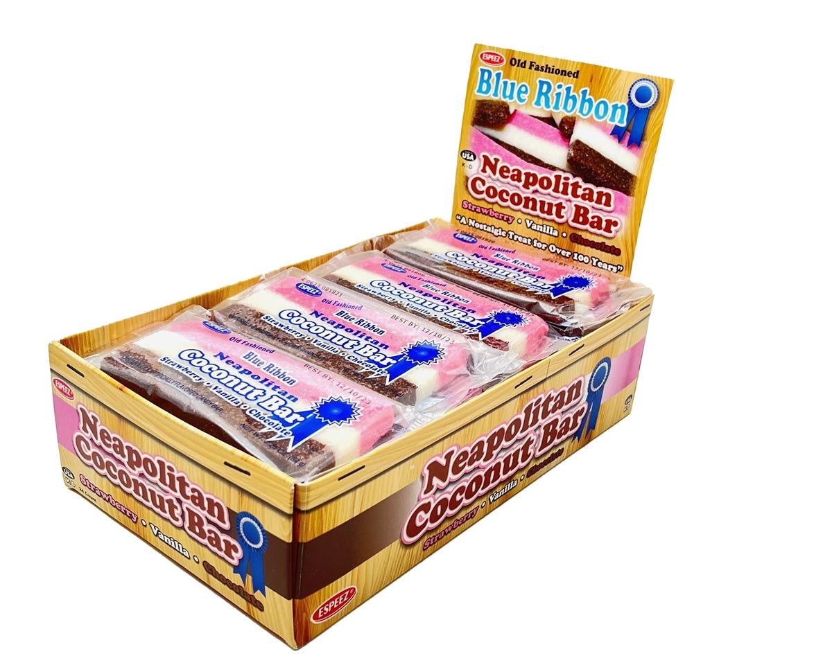 Blue Ribbon Coconut Slice Candy Bar - 24 / Bar – Candy Favorites
