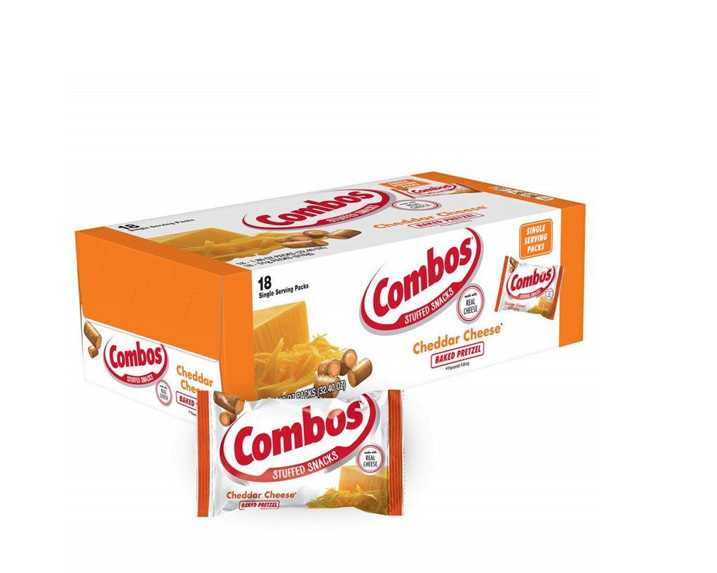 Combos Cheddar Pretzel 1.7 oz. Bags - 18 / Box – Candy Favorites