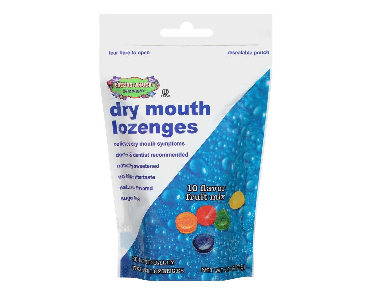 Cotton Mouth Dry Mouth Lozenges 3.3 oz. Bags - 6 / Case – Candy Favorites