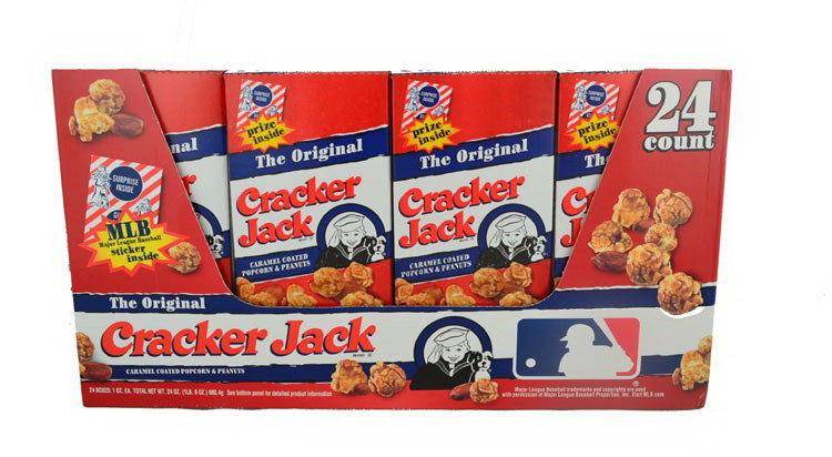 Major League Baseball Cracker Jack Boxes - 24 Box – Candy Favorites