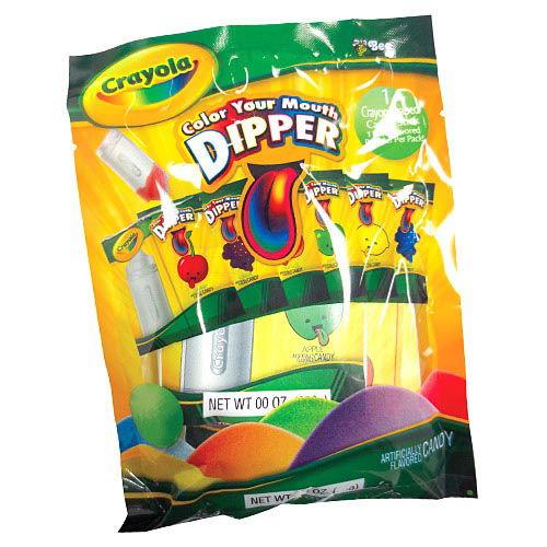 Crayola Color Your Mouth Dippers - 24 Bags / Case – Candy Favorites