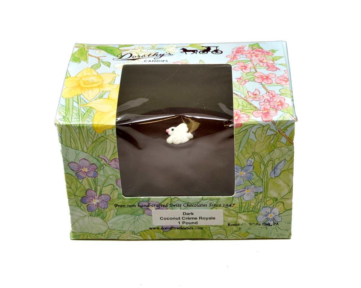One Pound Dark Chocolate Coconut Creme Royale Eggs - 1 Unit – Candy ...