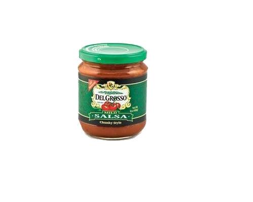 Del Grosso Chunky Mild "Chunky Style" Salsa 16 oz. Jar - 3 / Box ...