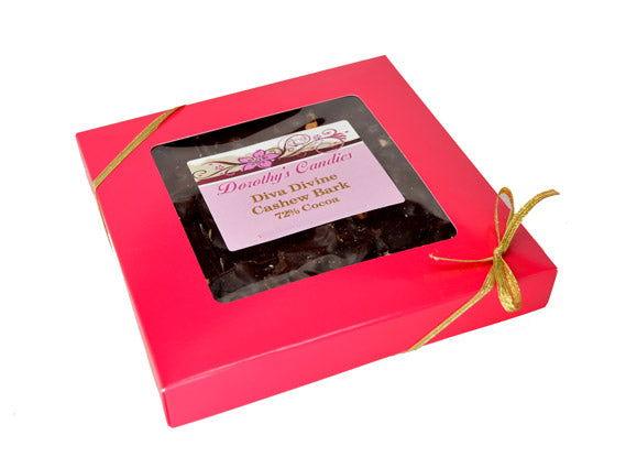 Diva Devine Dark Chocolate Cashew Bark | 72% Cocoa - 14 oz. – Candy ...