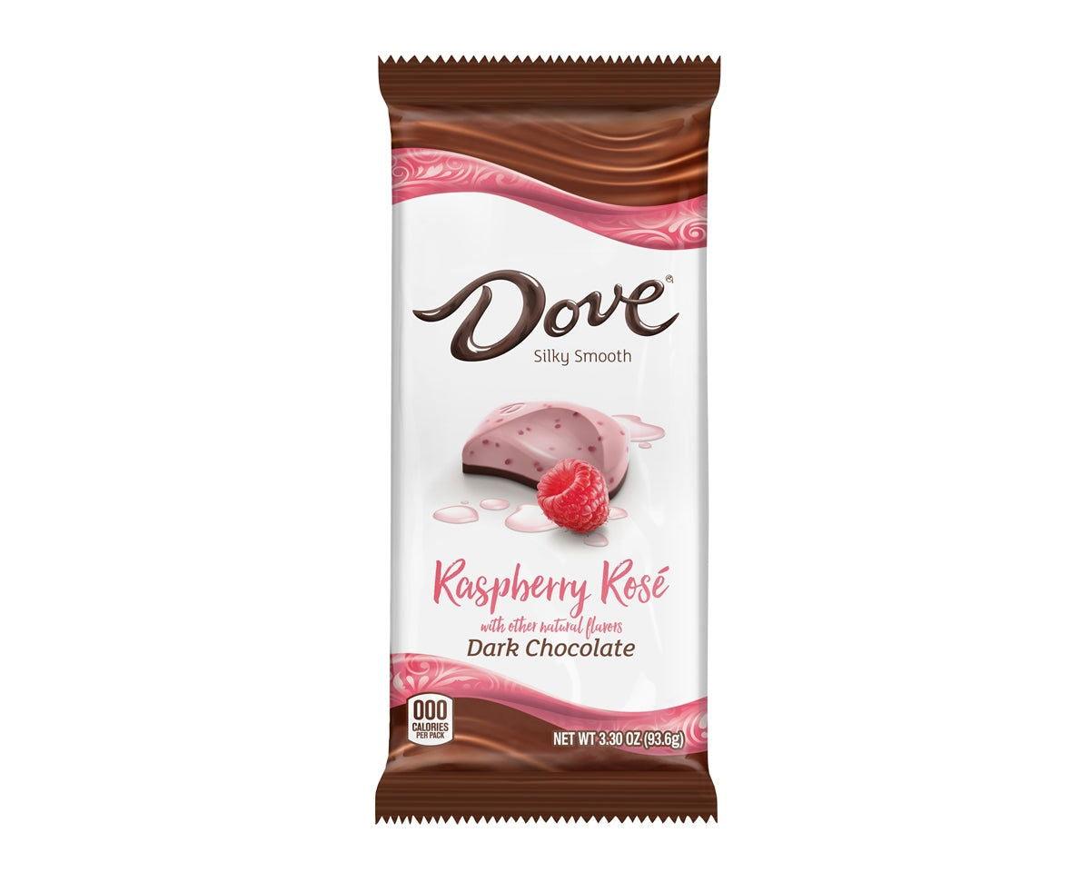 Dove Large Bar Dark Chocolate Raspberry Rosé - 6 / Box – Candy Favorites